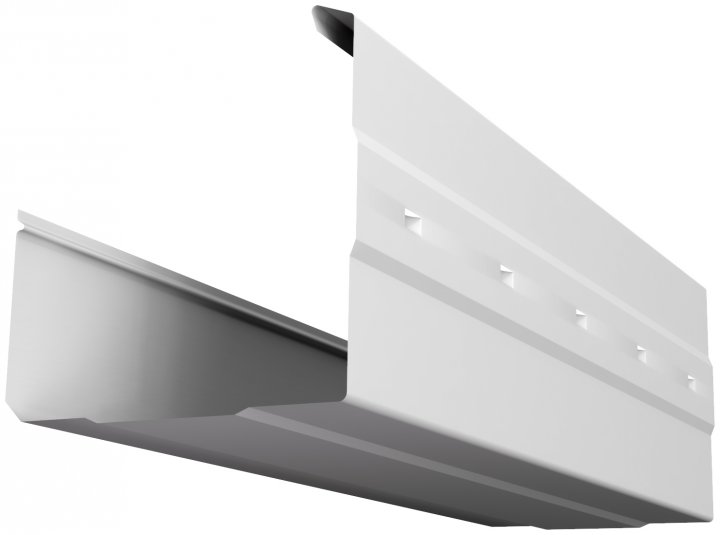 Steeline | Steeline Square Gutter - slotted (ST20)